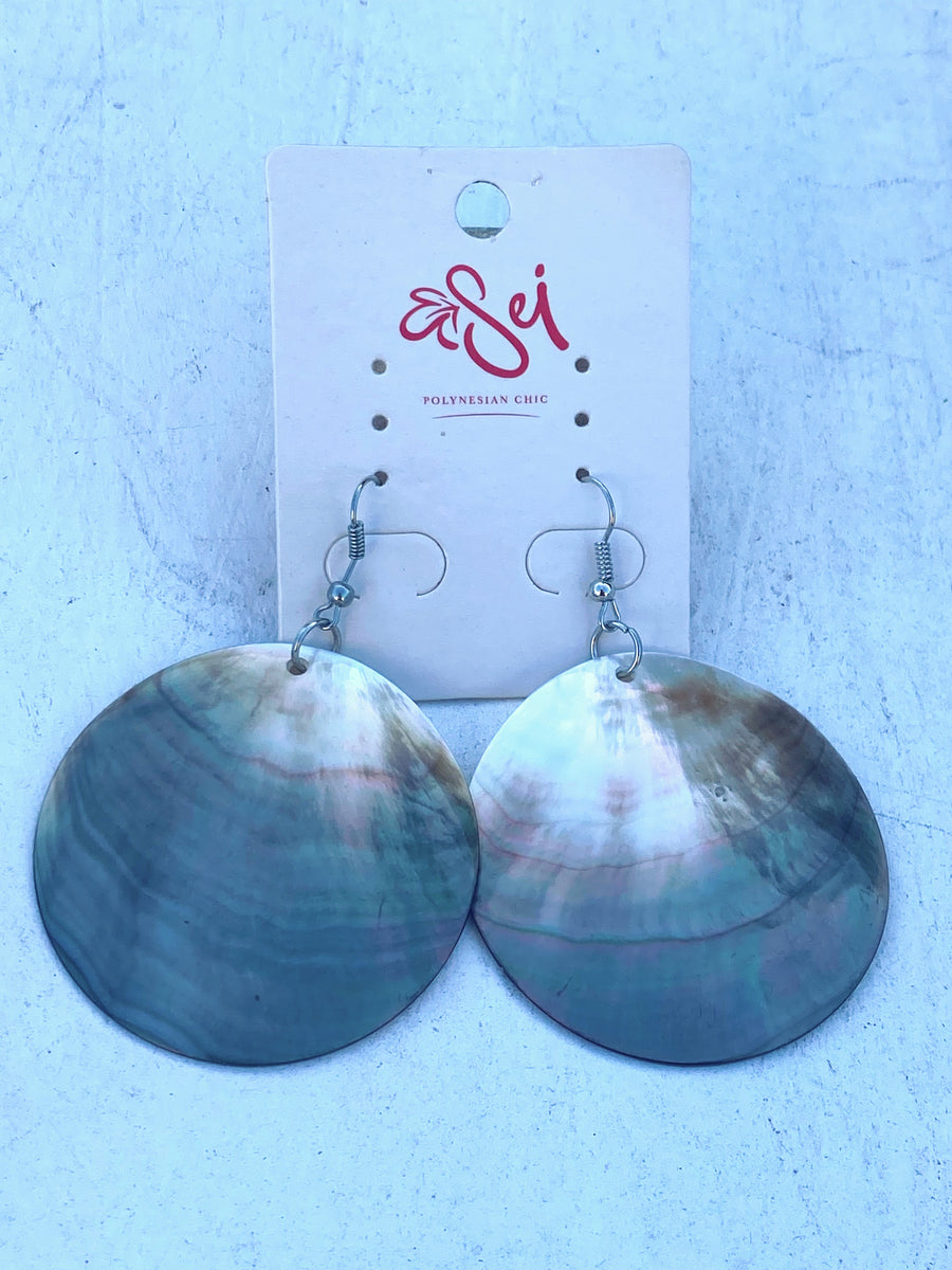 EARRINGS -M.O.P shell style – Sei Polynesian Chic